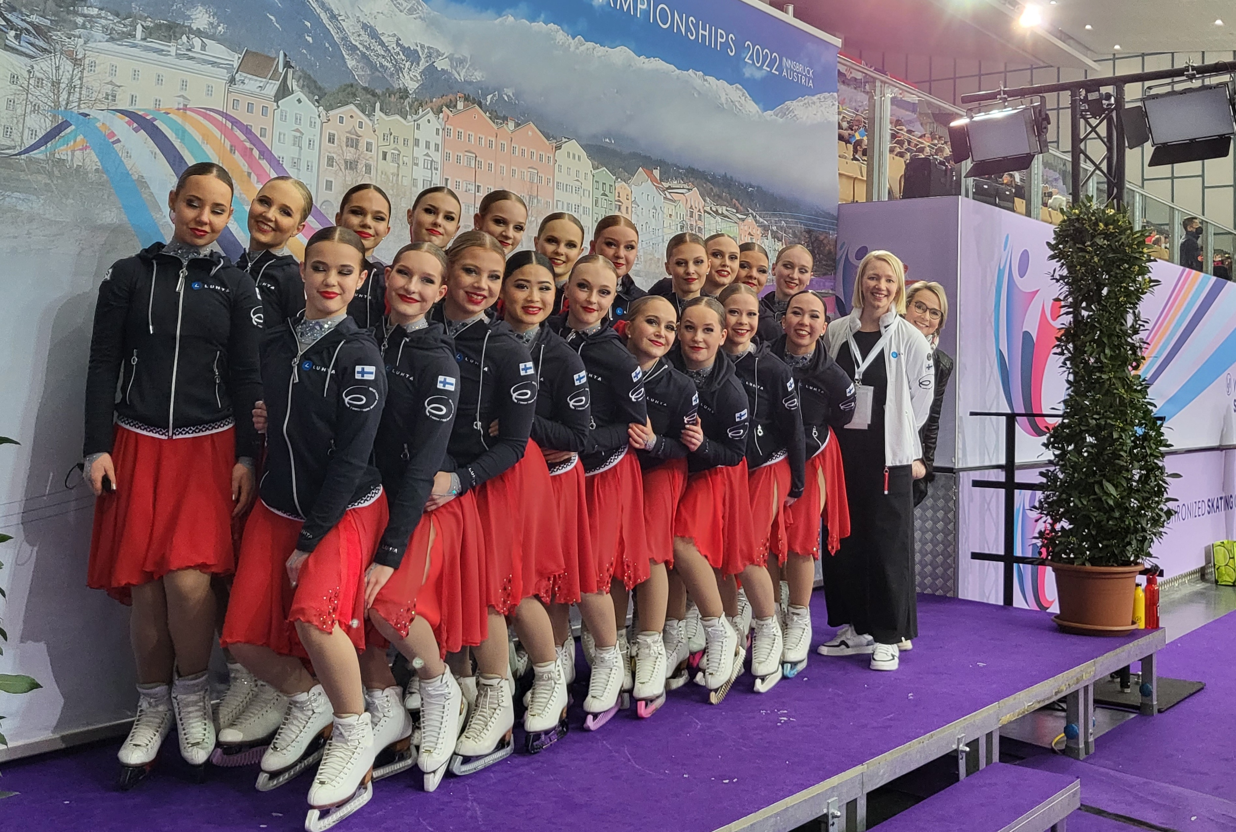 Team Fintastic johtaa muodostelman junioreiden MM-kilpailua Itävallassa