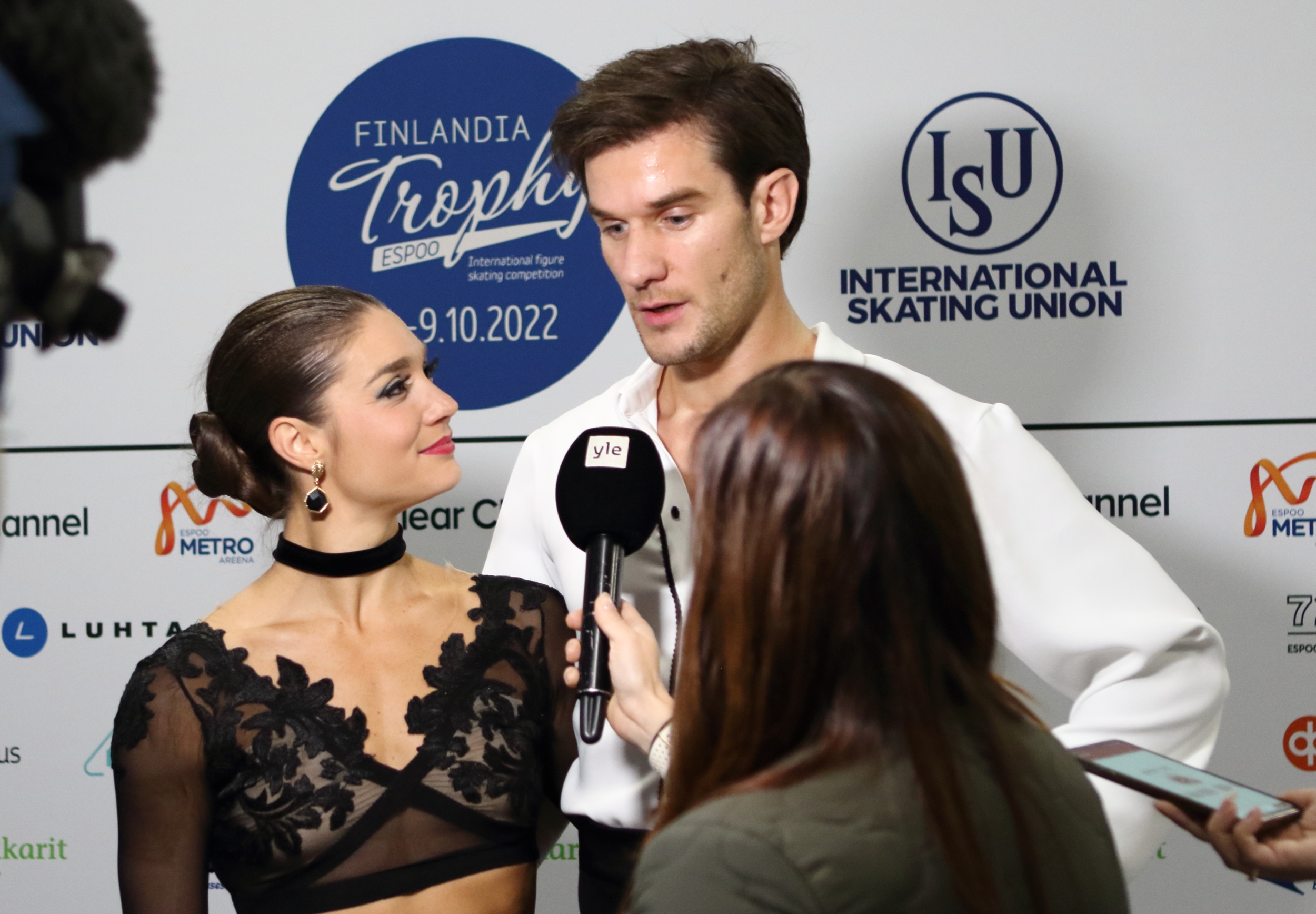 Laurence Fournier Beaudry ja Nikolaj Sørensen arvostavat suomalaisyleisöä