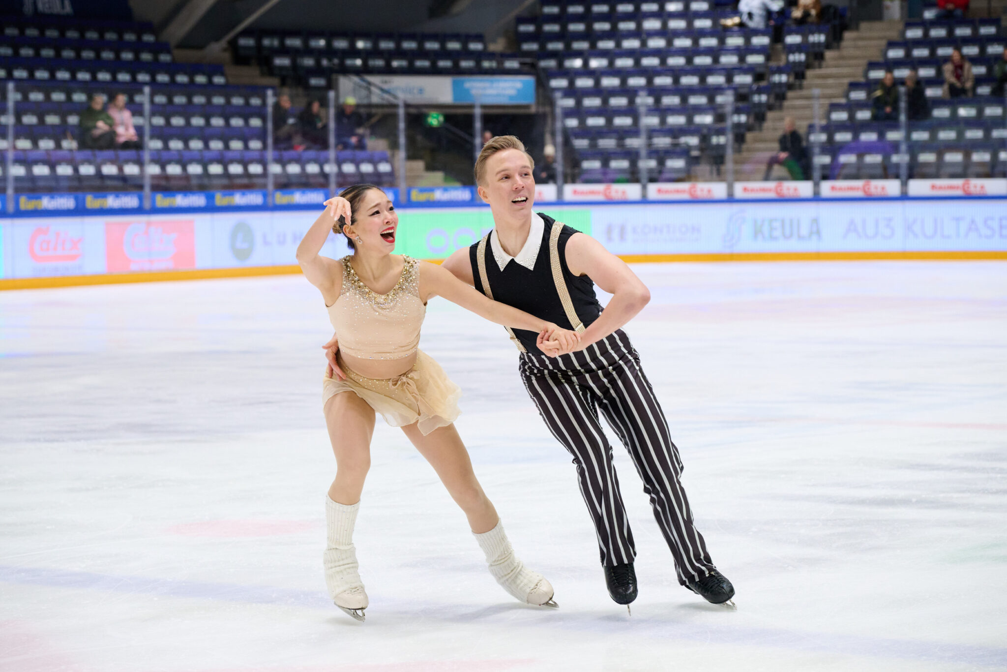 Olivia Lisko ja Valtter Virtanen Suomen mestareiksi I SkatingFinland